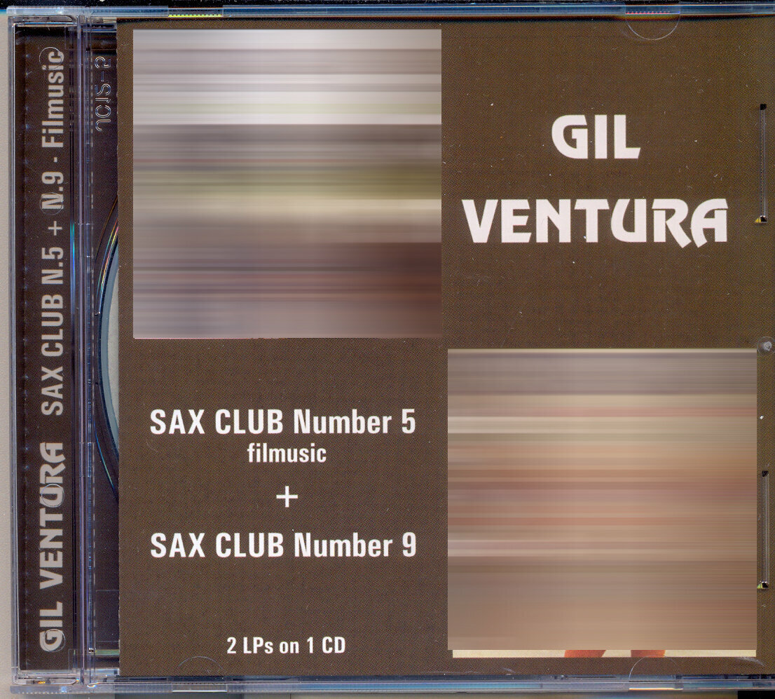 Gil Ventura (2 in 1) - Sax club #5 + Sax club #9 1974/76 г Компакт диск