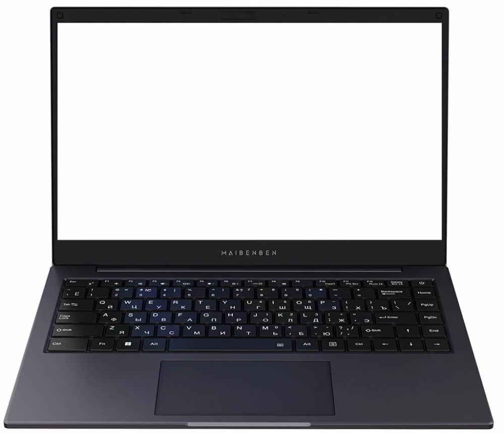 Ноутбук MAIBENBEN Smart S14A 14" IPS, Ryzen 5 PRO 4650U, 8Gb DDR4, 512Gb, AMD Radeon, Linux, black (S14A-R545UMB1SLURE0)