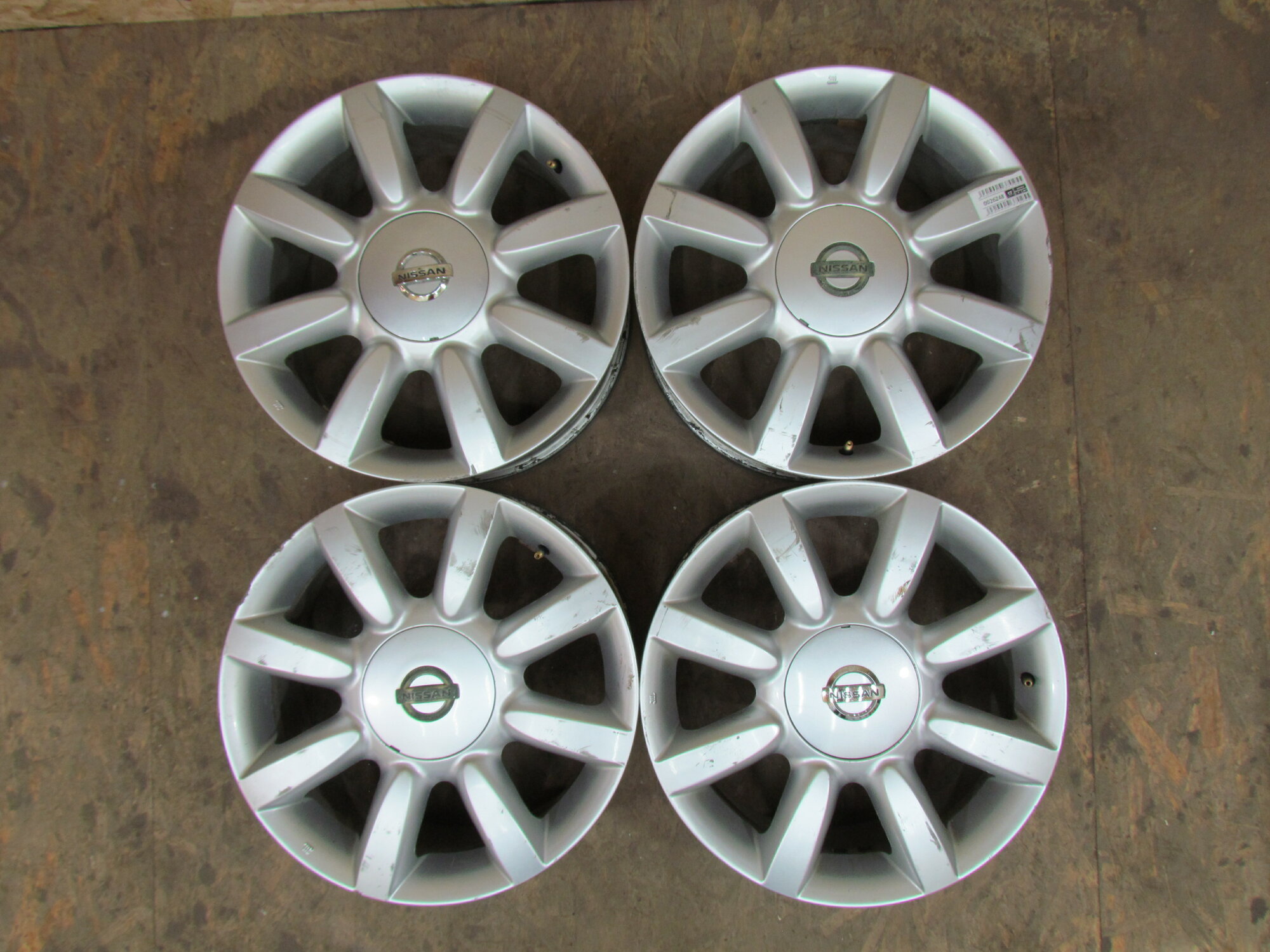 Комплект колесных дисков Nissan R17 7J ET43 5*114.3 DIA66.1 (реплика) 0026248