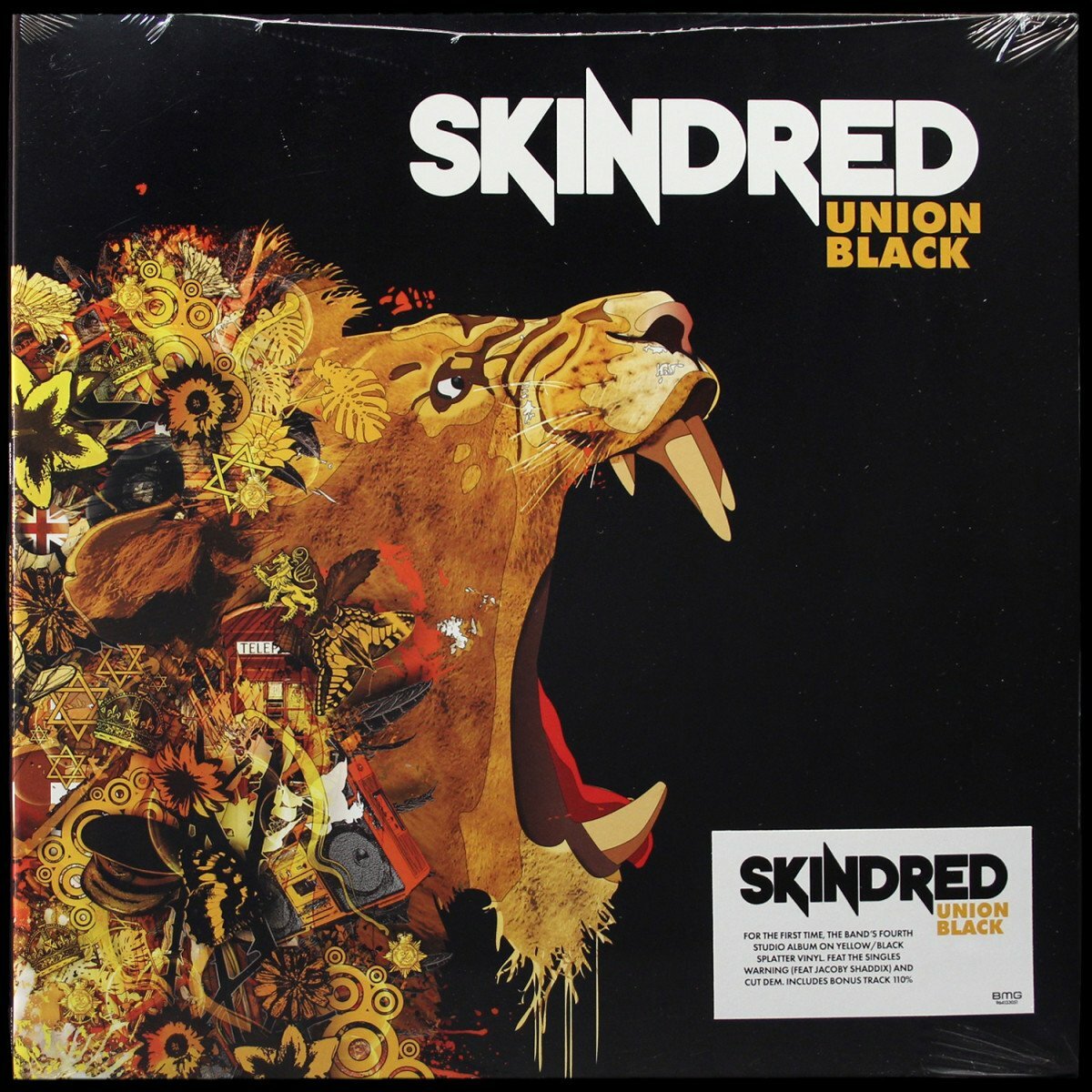 Виниловая пластинка BMG Skindred – Union Black (цветной винил)