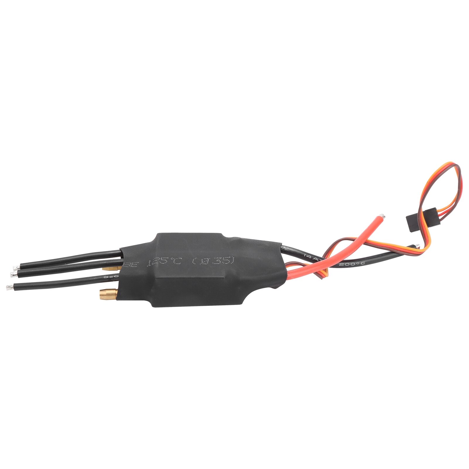 Электронный регулятор скорости 60A ESC с бесщеточным двигателем и водяным охлаждением для радиоуправляемых моделей лодок.