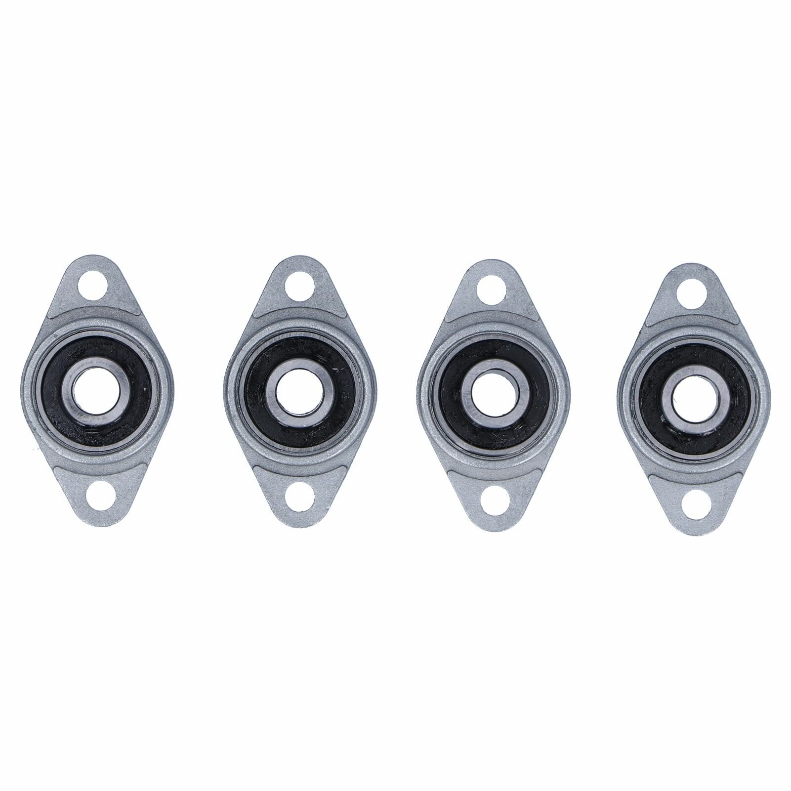 4 шт. Горизонтальный трапециевидный винт с фланцевым креплением для кронштейна для 3D-принтера T8