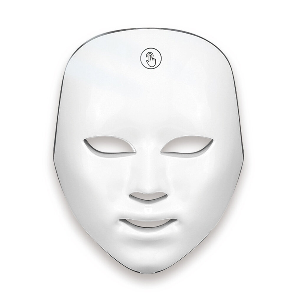 Маска для лица фотонная омоложение красота Инструмент Заряжаемый для домашнего ухода за кожей Спектр 90 светодиодных ламп Цвет Белый Количество цветов света 7 Возраст 16-60 лет Материал ABS Встроенная батарея 5V 850mAh литий-ионная Размер продукта