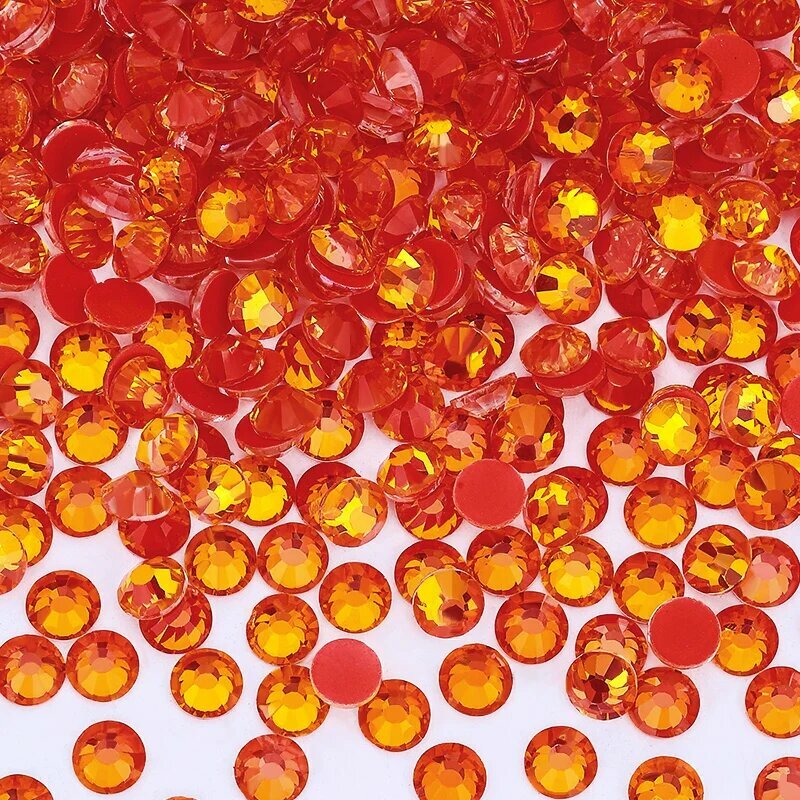 Стразы QIAO Mocha стекло SS6-SS30 для декора SS6 - 1440pcs, Mopal-BrightRed