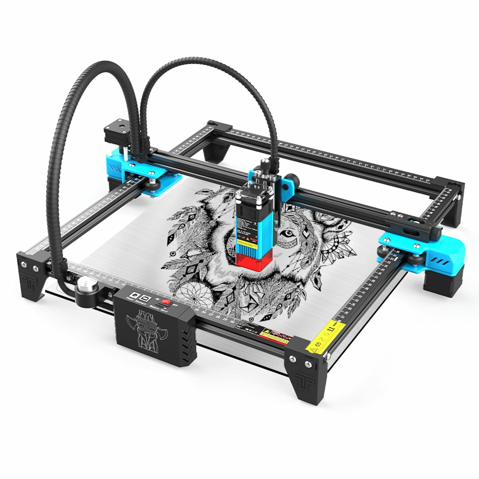 Лазерный гравировщик Two Trees TTS 5.5W, высокоточная резка, область 300x300mm, поддержка APP и оффлайн-гравировки