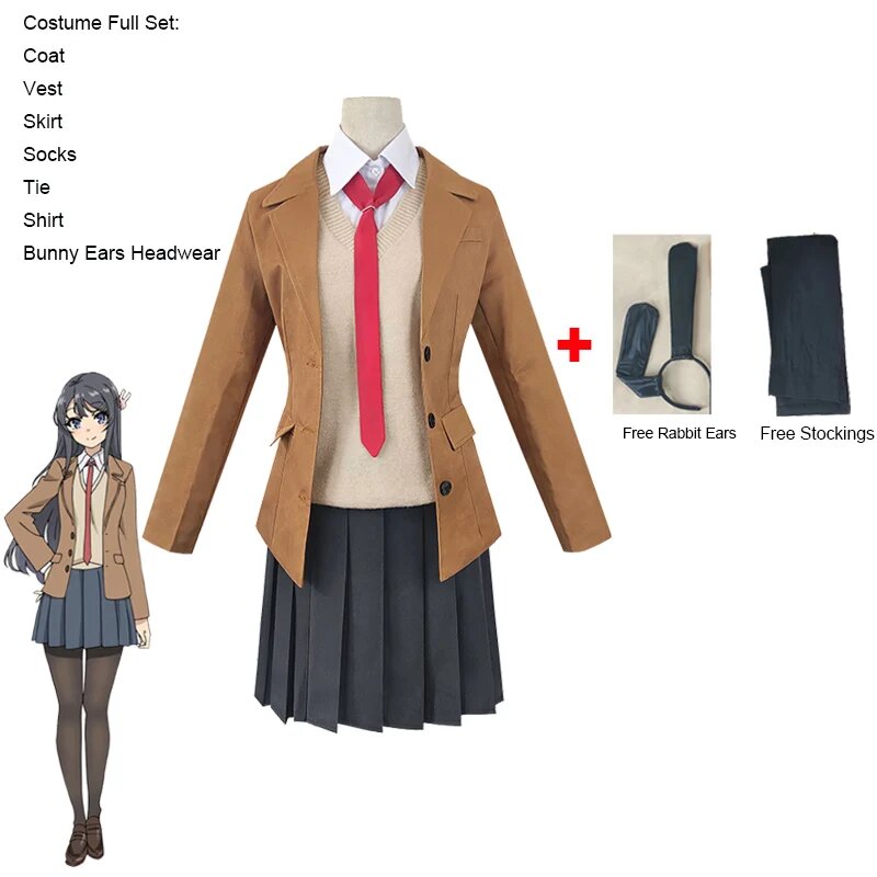 Косплей парик Сакурадзима Май L, Costume