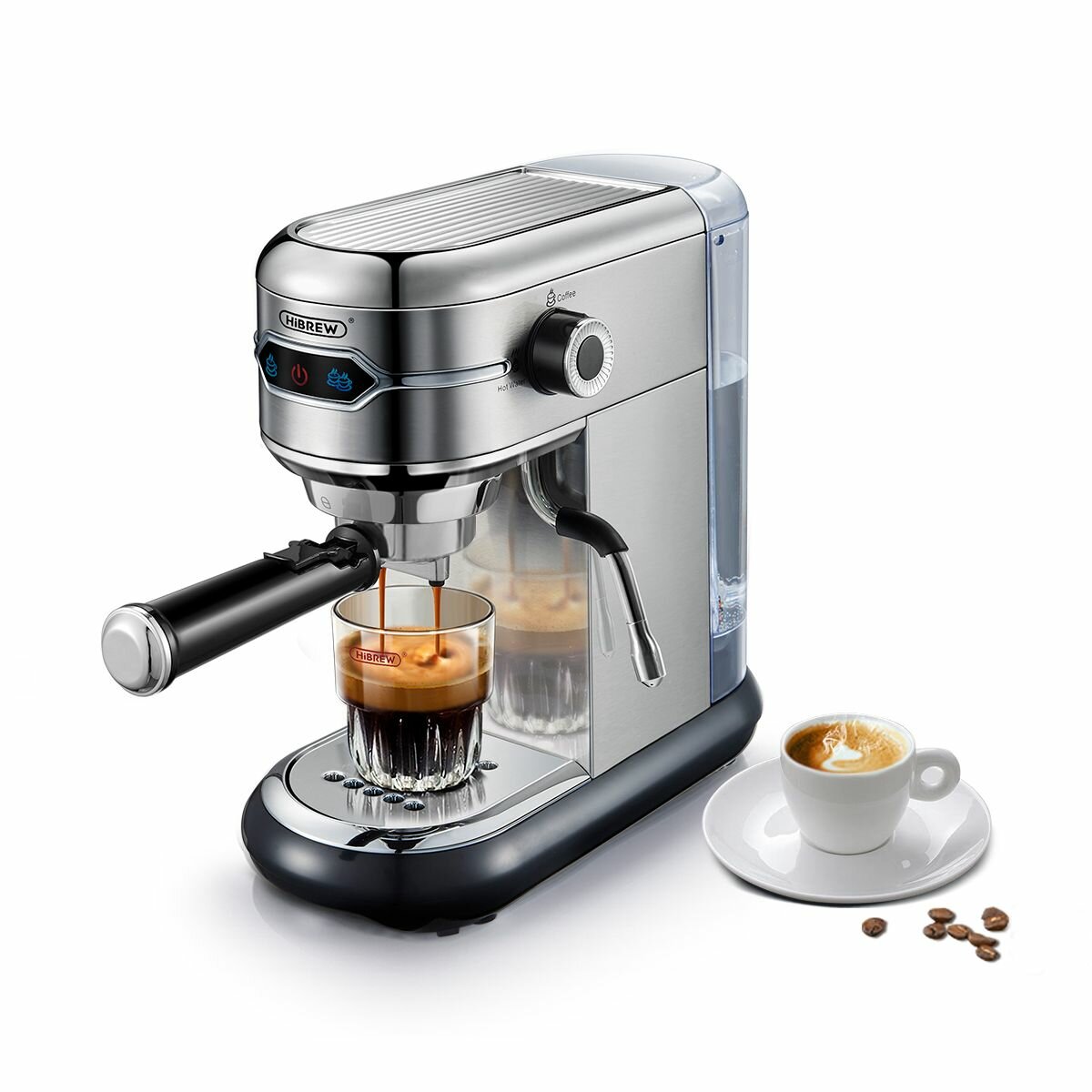 Кофемашина кофеварка hibrew cafetera, 19 бар, -hz
