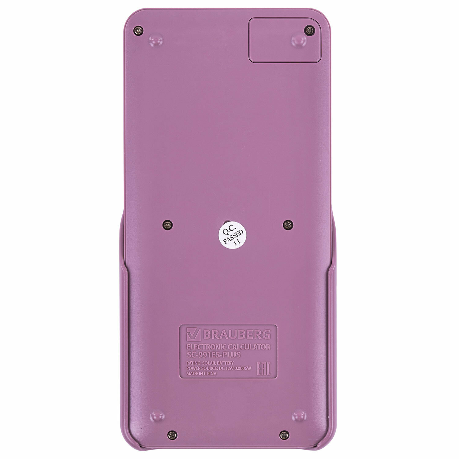 Калькулятор инженерный BRAUBERG SC-991ES-PLUS-PK (164х80 мм), 552 функции, 10+2 разряда, розовый, 272654