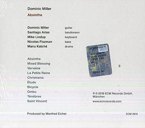 Диск Dominic Miller - Absinthe (1 CD) — фото 1