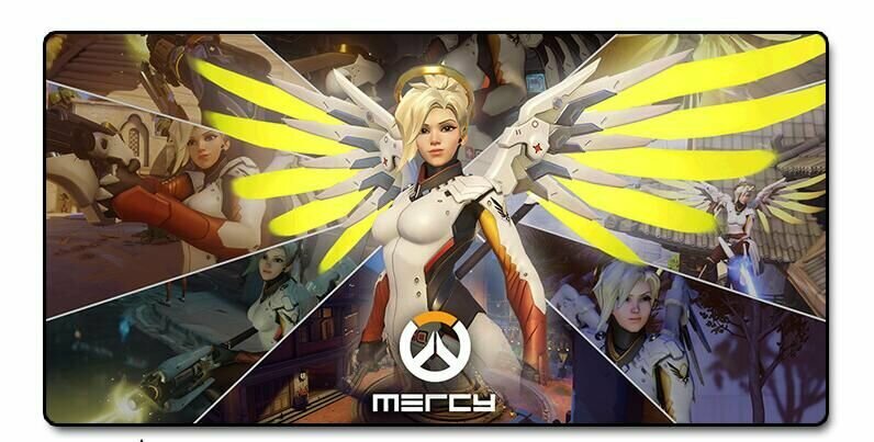 2024 Коврик для мыши аниме Overwatch / ковер под мышь для ноутбуков и компьютеров серии Коврик для мышки игровой большой 800*400*3mm