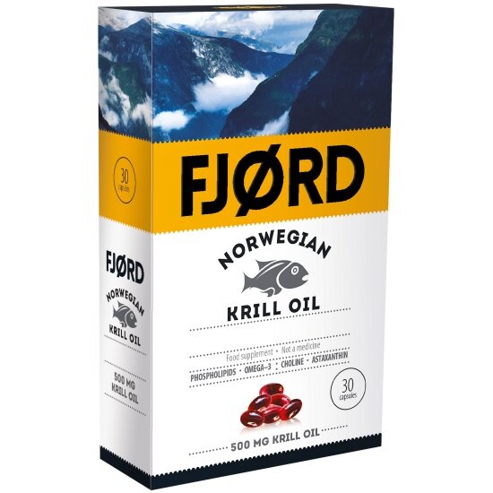 БАД Fjord фьорд Крилевый жир, 30 капсул
