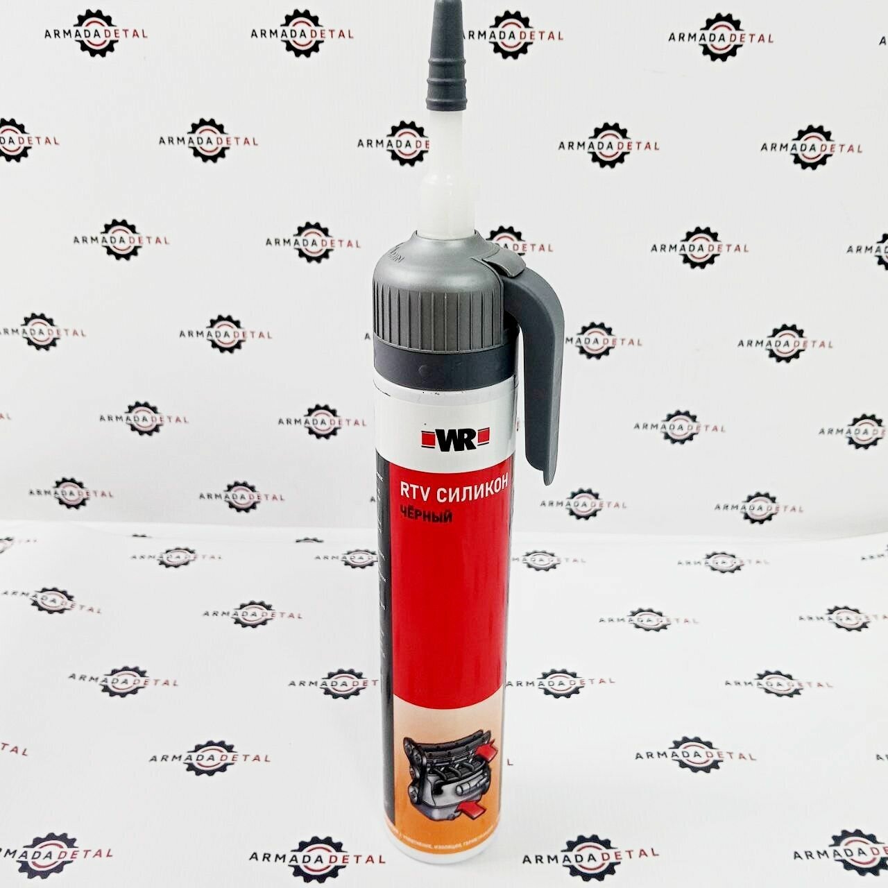 Герметик высокотемпературный RTV силикон черный 0893352200 Wurth