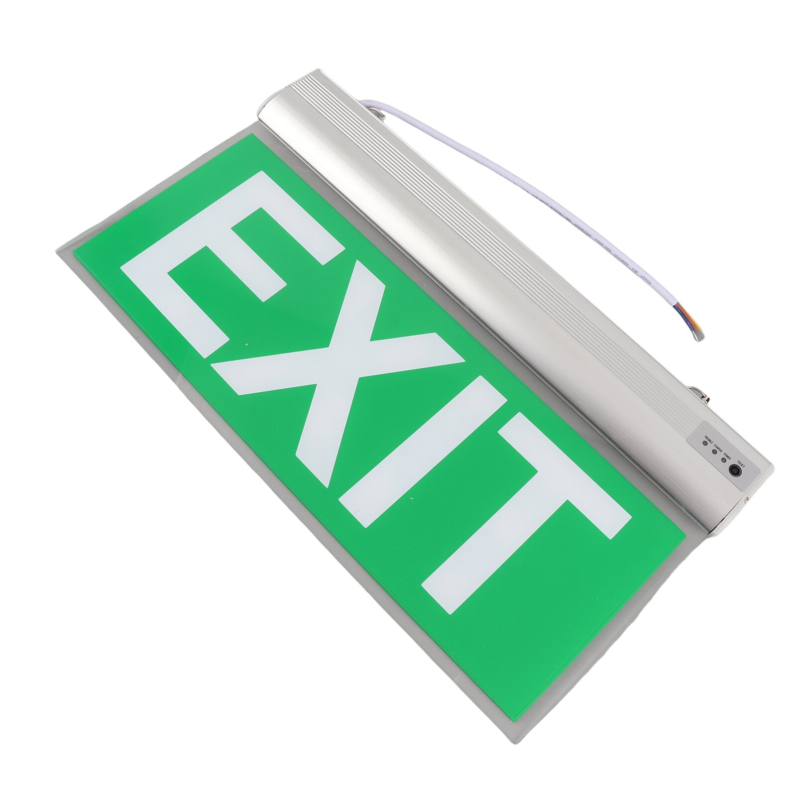 Аварийный световой указатель выхода 110-220V Акрил 3W 12 светодиодов, индикаторная лампа безопасности