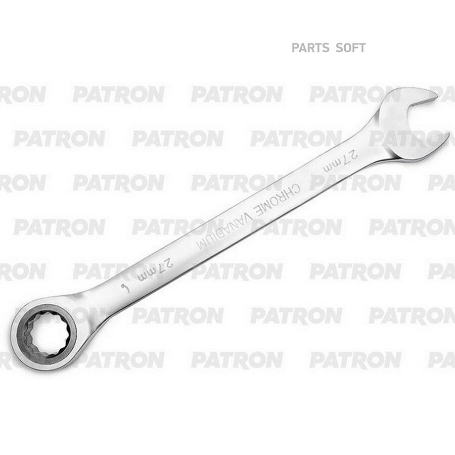 Ключ комбинированный трещоточный, 27 мм PATRON P-75727 | цена за 1 шт