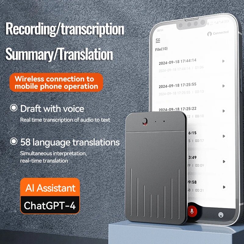 Диктофон Espia Transcribe Summarize, 64 ГБ, A3V — фото 1