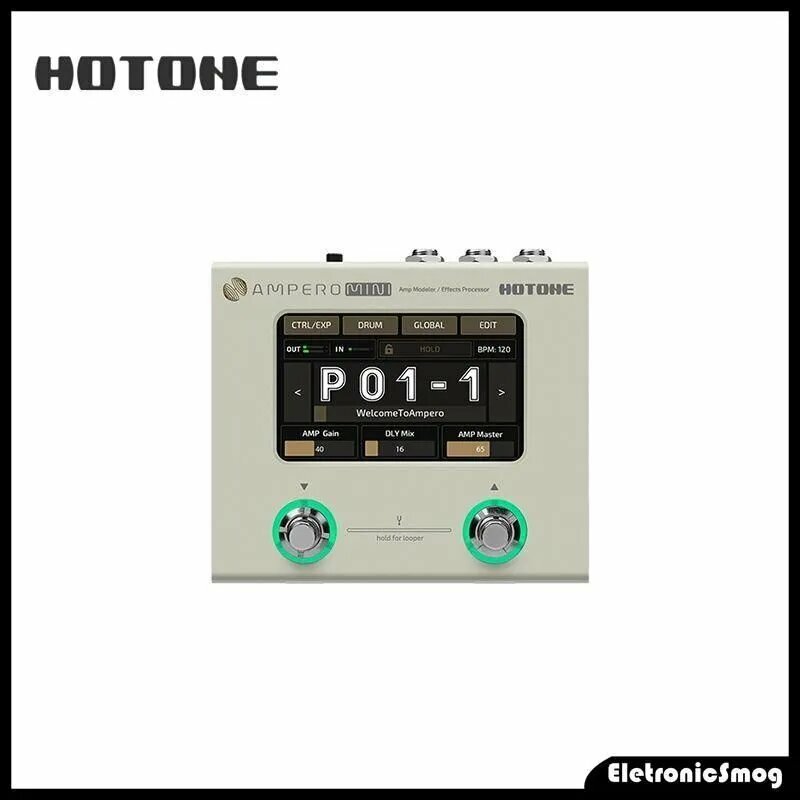 KNOW EASY-Hotone Ampero Mini Электрогитара Бас-усилитель Моделирование ИК-кабинетов Стерео Китайская система