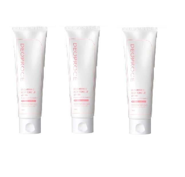 Лосьон Deoproce для тела BRIGHTENING BODY TONE UP LOTION, осветляющий , 200 мл, 3 шт
