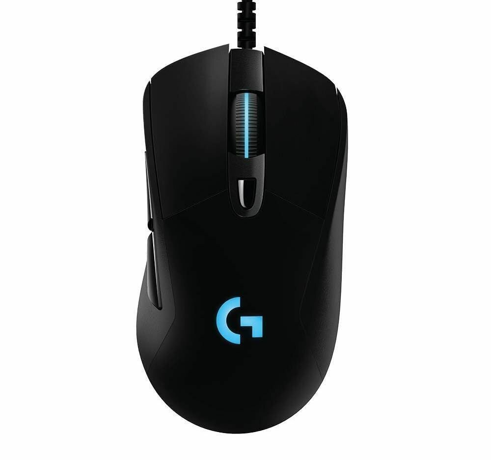 Игровая мышь Logitech G403, проводная, датчик HERO, RGB-подсветку, 6 программируемых кнопок