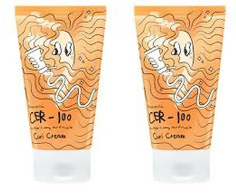 Крем-маска для волос elizavecca cer-100 collagen coating hair a+ muscle curl cream mask, 120 мл, 2 уп