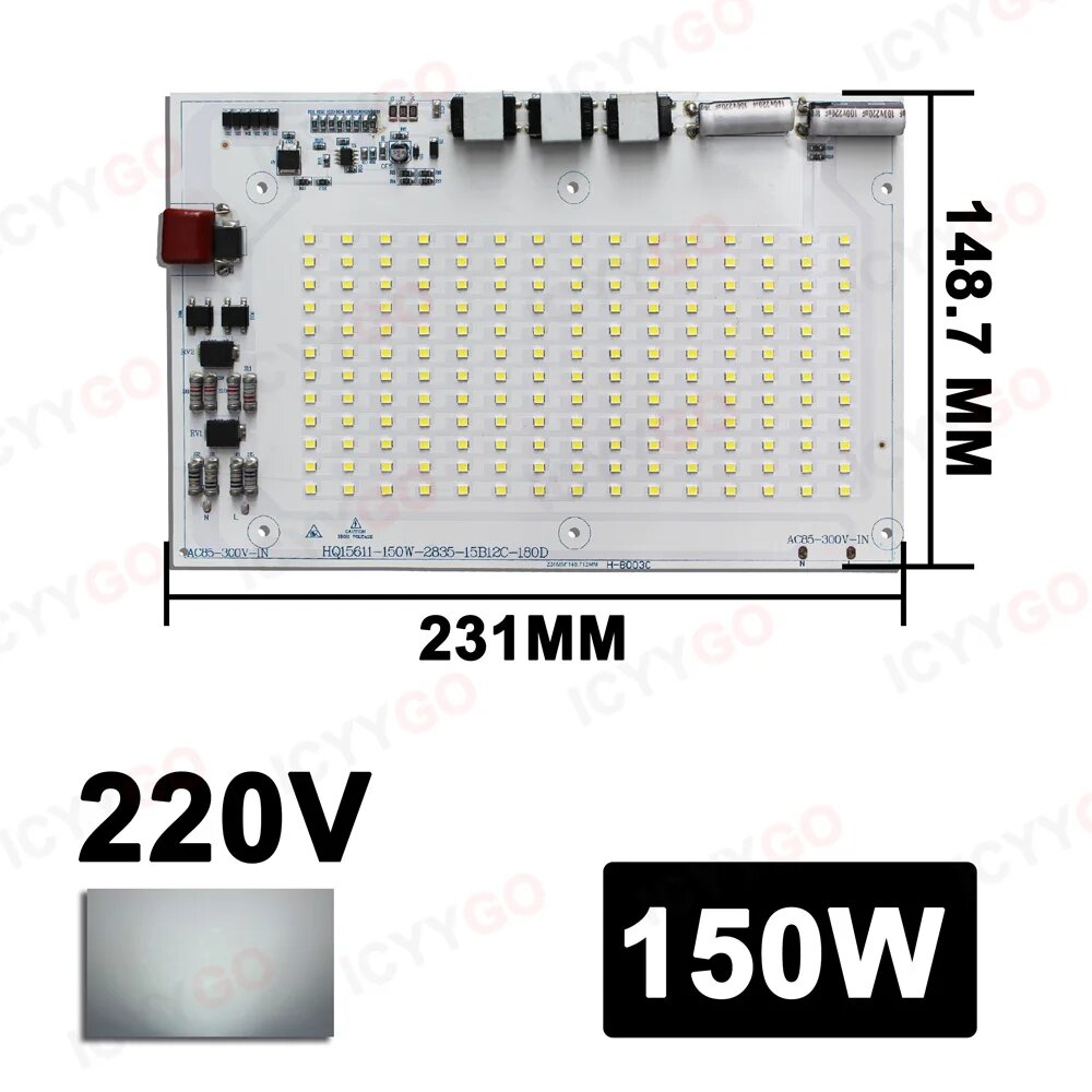 Светодиодная плата ICYYGO 150W 220V
