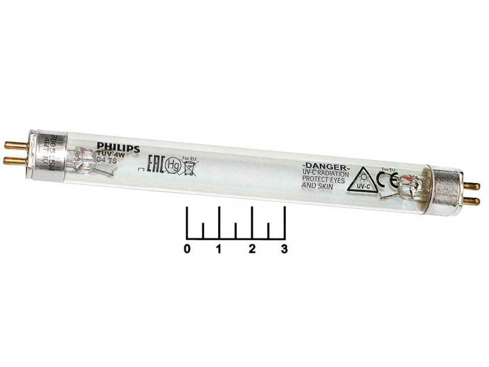 Лампа G4 T5 4W (134мм) Philips (UVC)