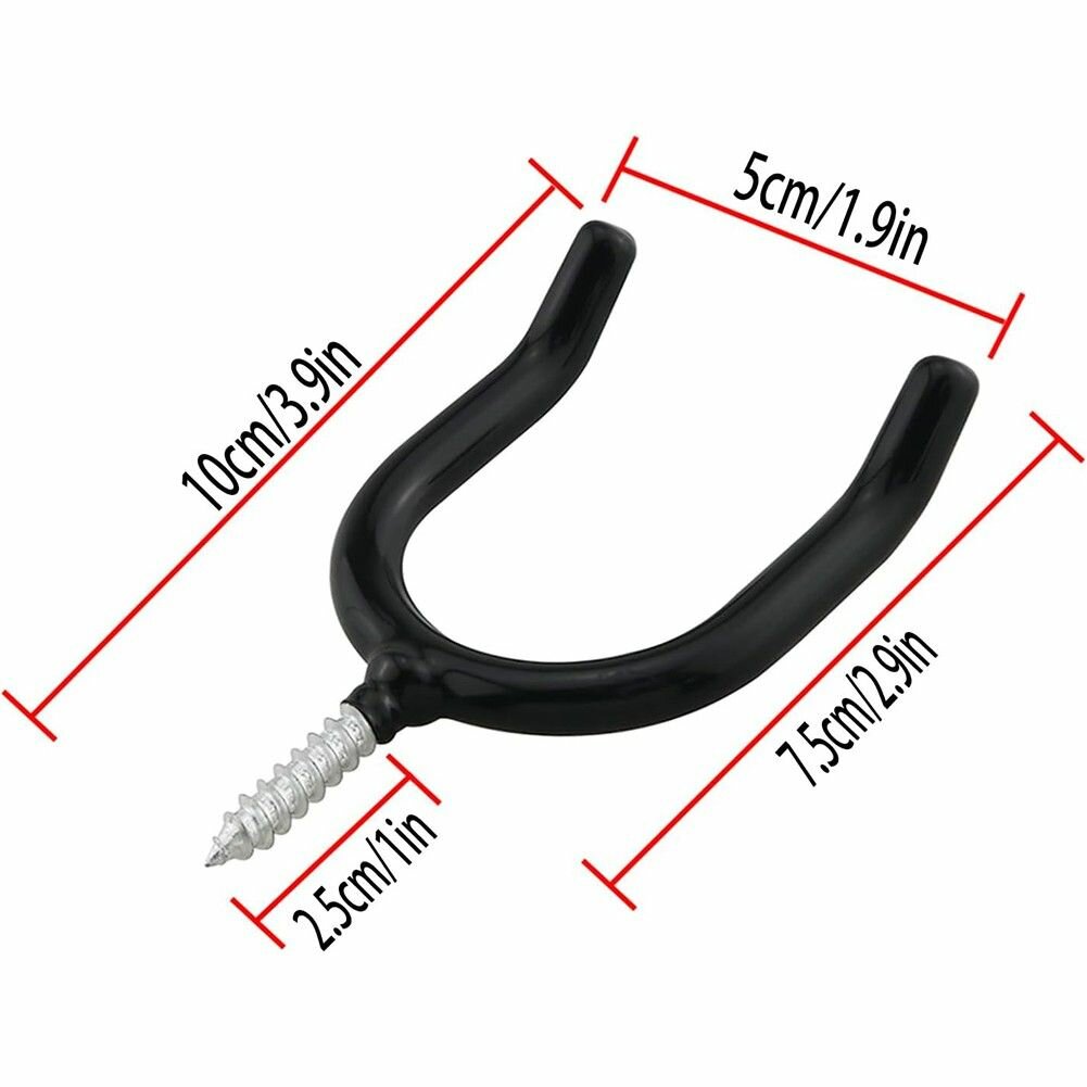 Винт 4PCS В U-образном Крюке Сверхмощный Настенный Подвесной Крюк для Сада