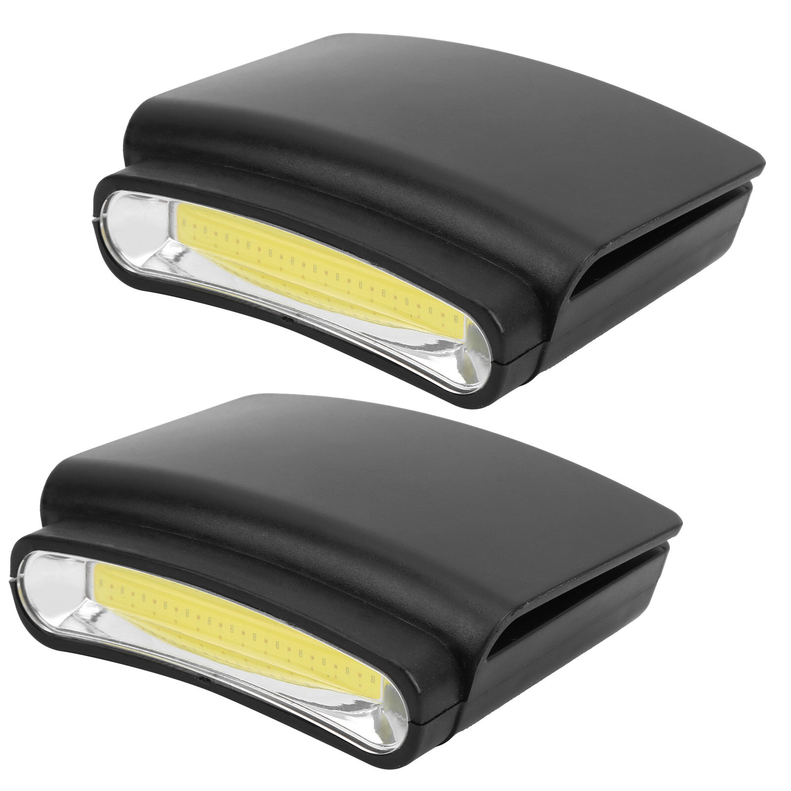 Портативный светодиодный налобный фонарь с зажимом для кепки, мини-фонарь для шляпы, для рыбалки на открытом воздухе.