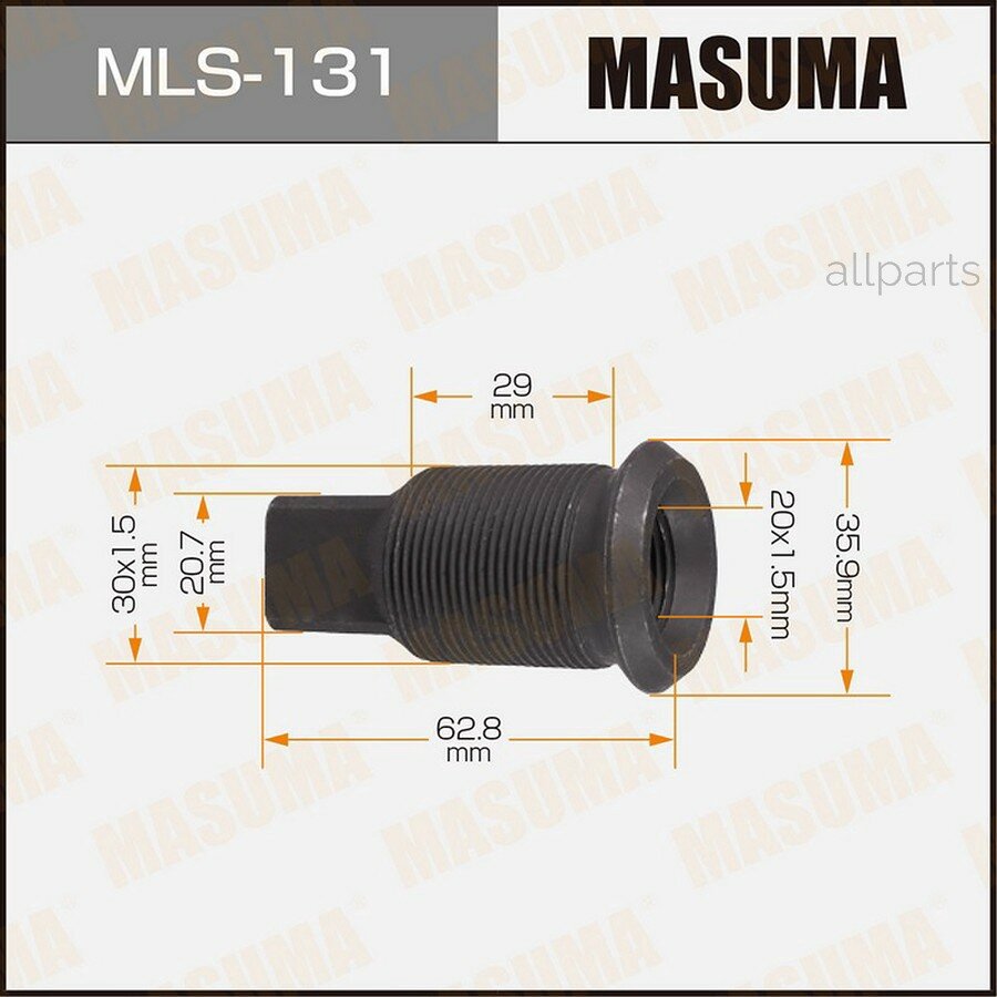 MASUMA MLS-131 футорка колесная! M30x1.5/M20x1.5\ Isuzu