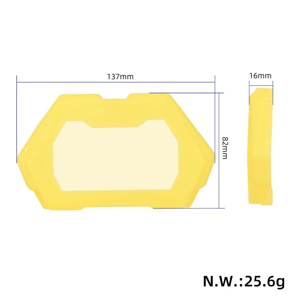 Силиконовый чехол для приборной панели KUGOO G2 PRO/KUKIRIN G2 Max G2 Master Yellow