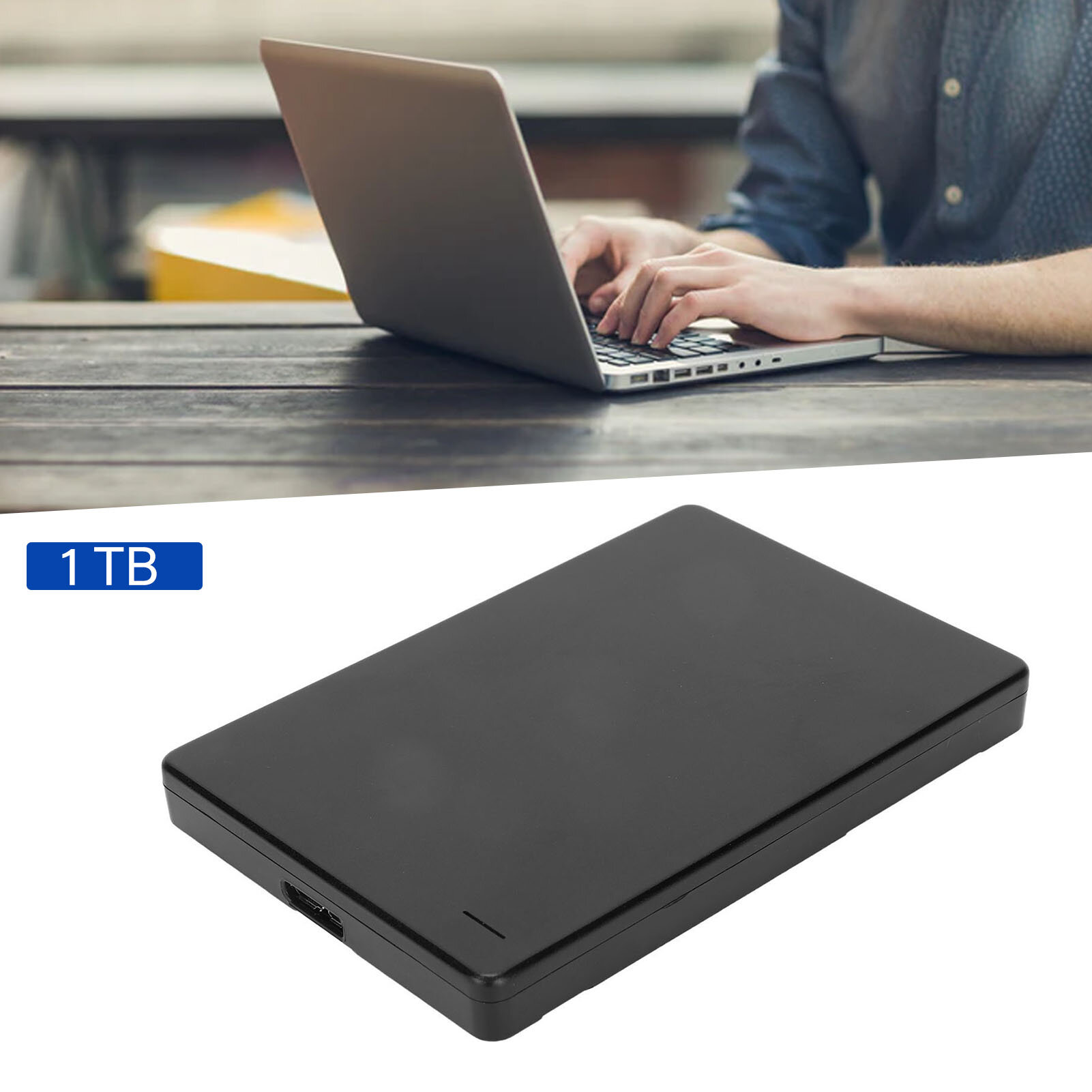 Внешний жесткий диск 2.5 дюйма Портативный USB3.0 5Gbps 1TB Черный для Win для OS