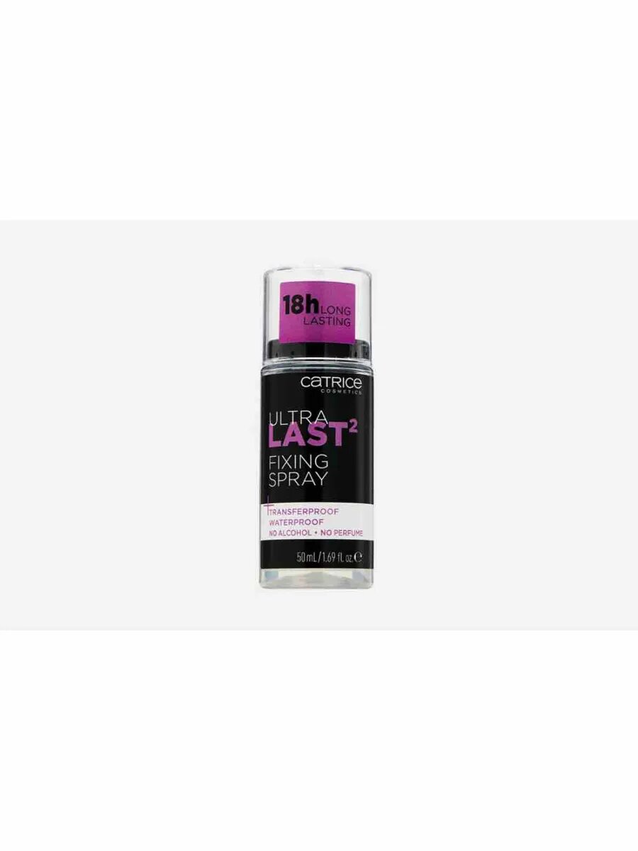 Фиксирующий спрей CATRICE Ultra Last2, для макияжа, прозрачный, водостойкий, 18 ч