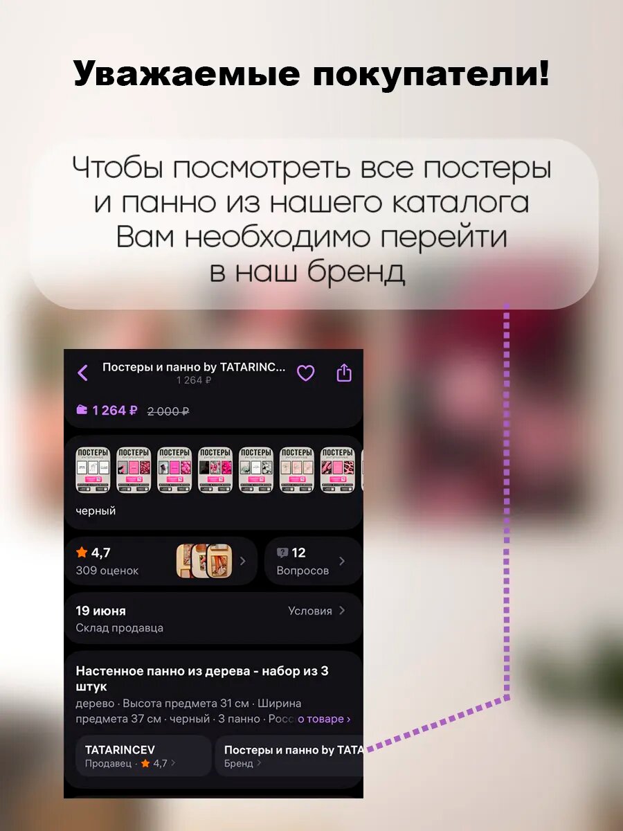 Постеры на стену интерьерные — фото 1