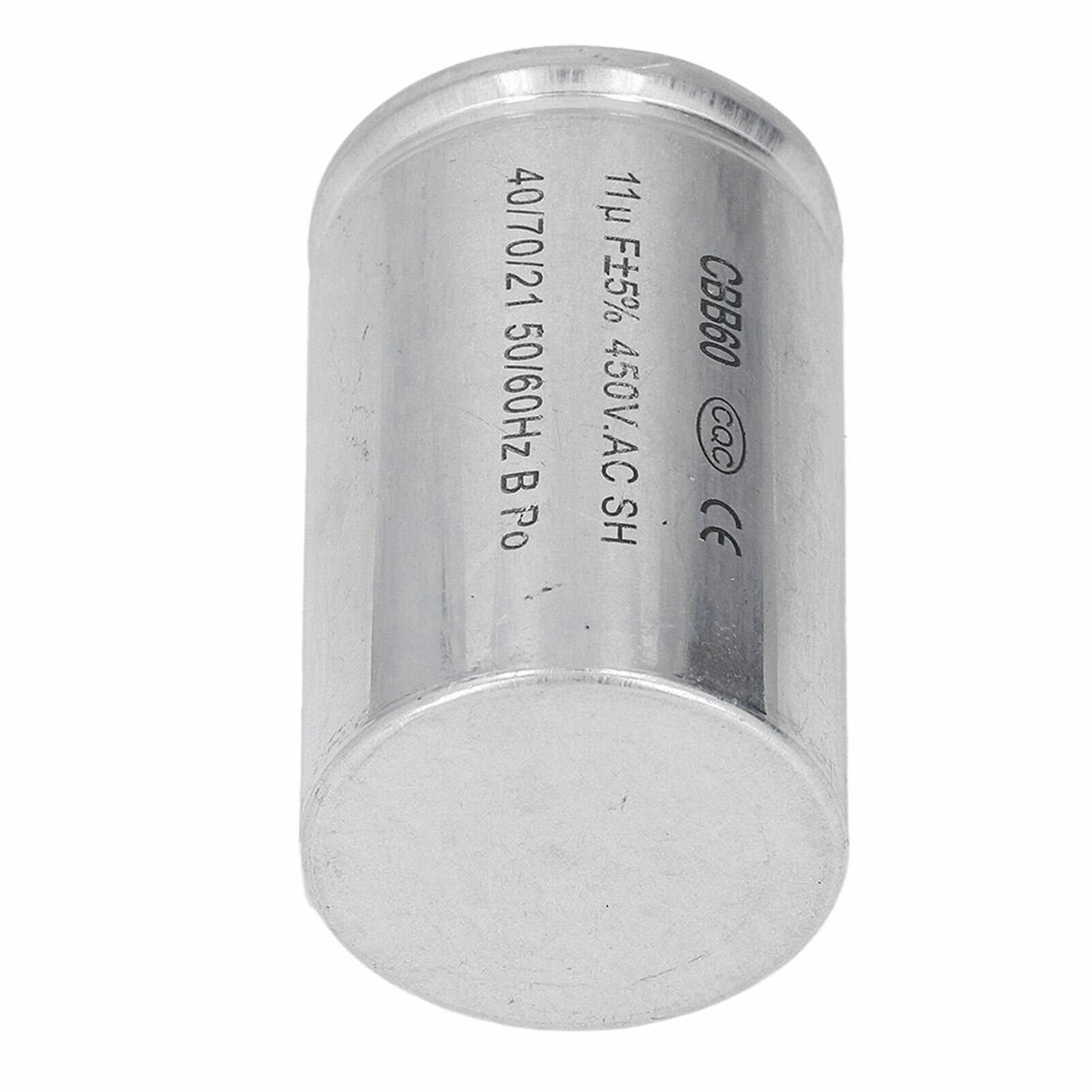 Пусковой конденсатор двигателя 11 мкФ, высокое сопротивление изоляции, пусковой рабочий конденсатор генератора, 450 В переменного тока