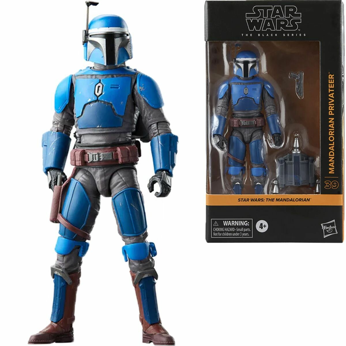 Фигурка HasBro Star Wars The Mandalorian Privateer черная серия 15см