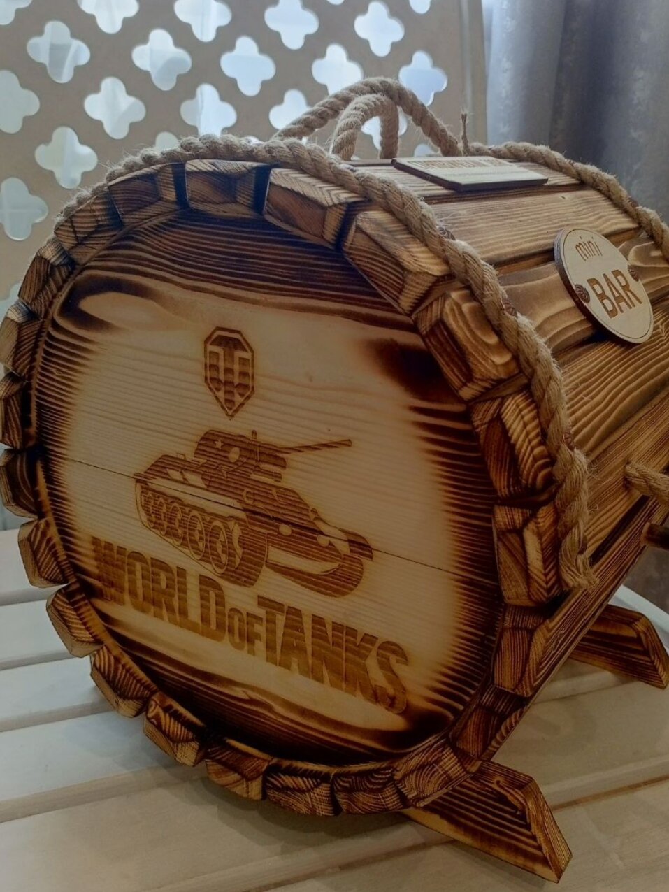 Мини бар бочка