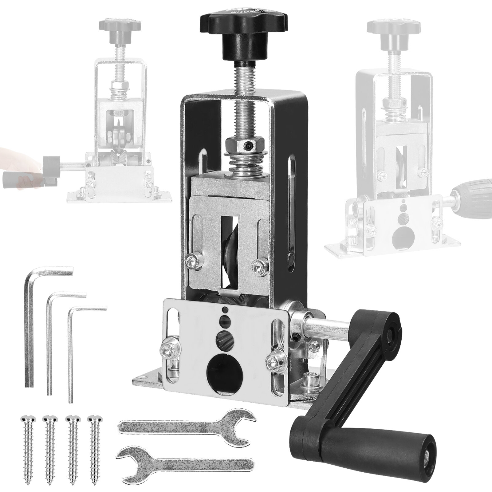 Портативный бытовой ручной инструмент для зачистки проводов, кабель 1-25 мм, электрическая машина для зачистки проводов с ручным приводом, подходит для использования с дрелью.