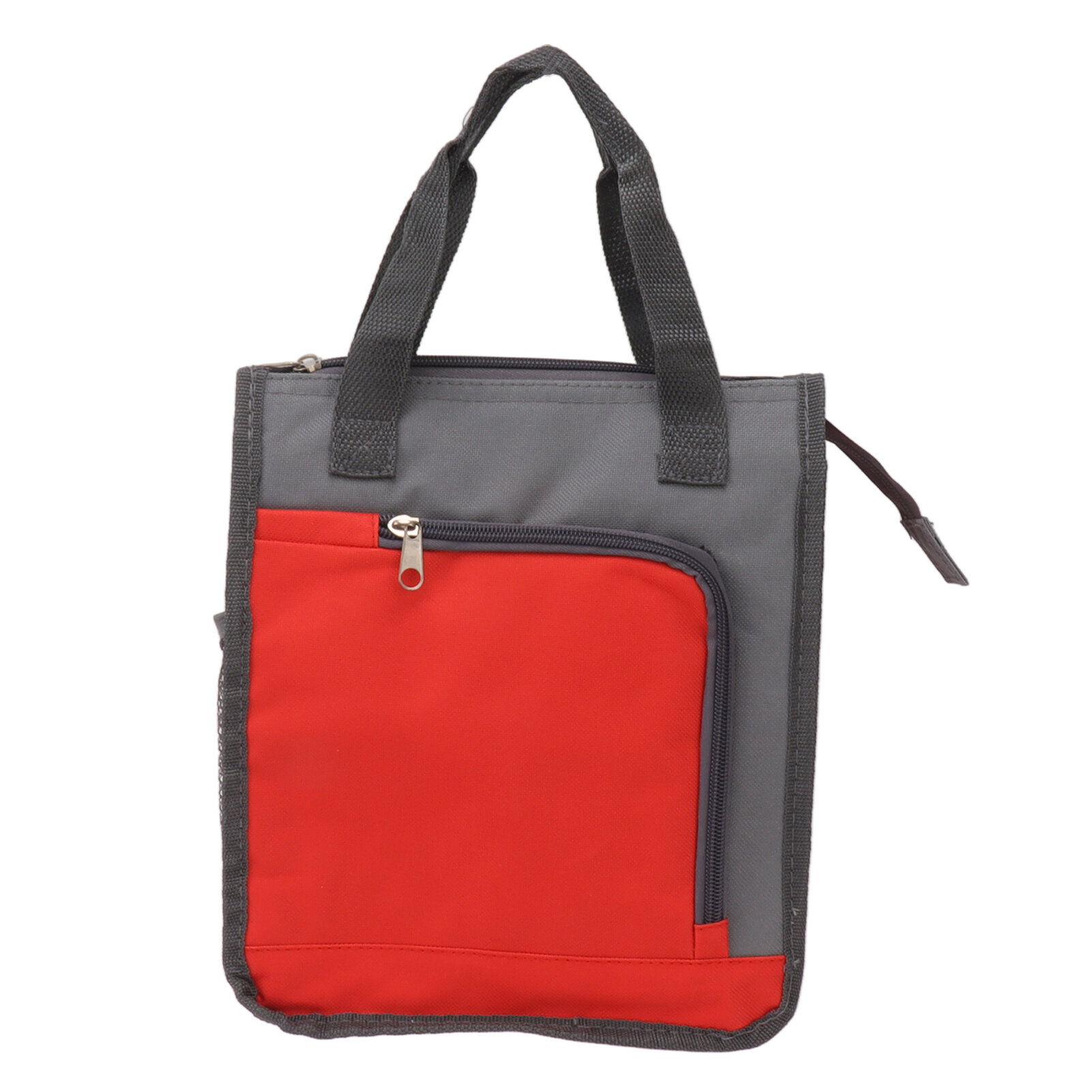 Изолированная охлаждаемая пакет с расширенной ручкой изолированной многоразовой продуктовой сумки для рабочего путешествия по печье подарки. Красный