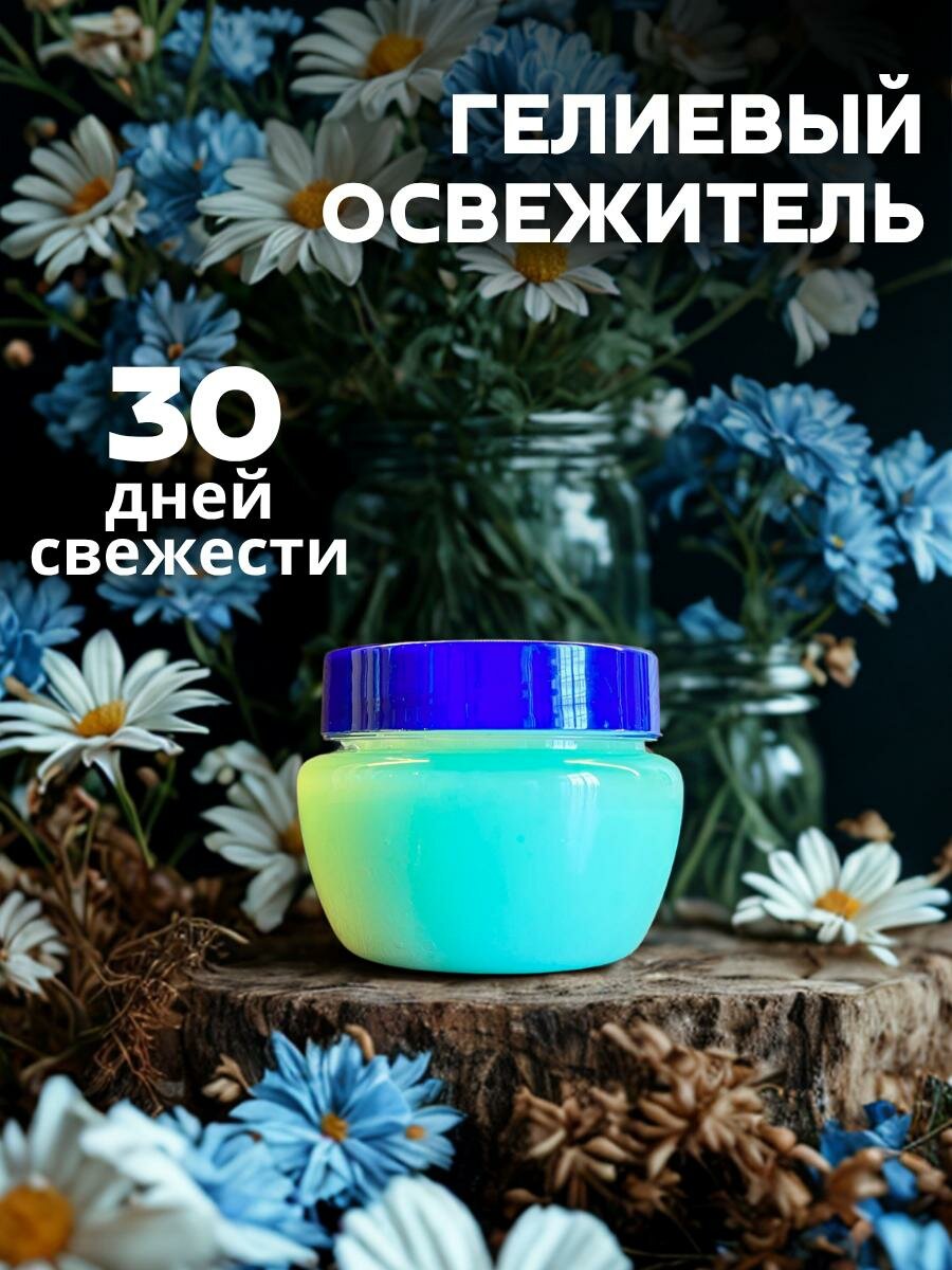 Освежитель воздуха Dr. Norvin "Морская свежесть", автоматический, гелевый, без спирта, парабенов, хлора, 120 г