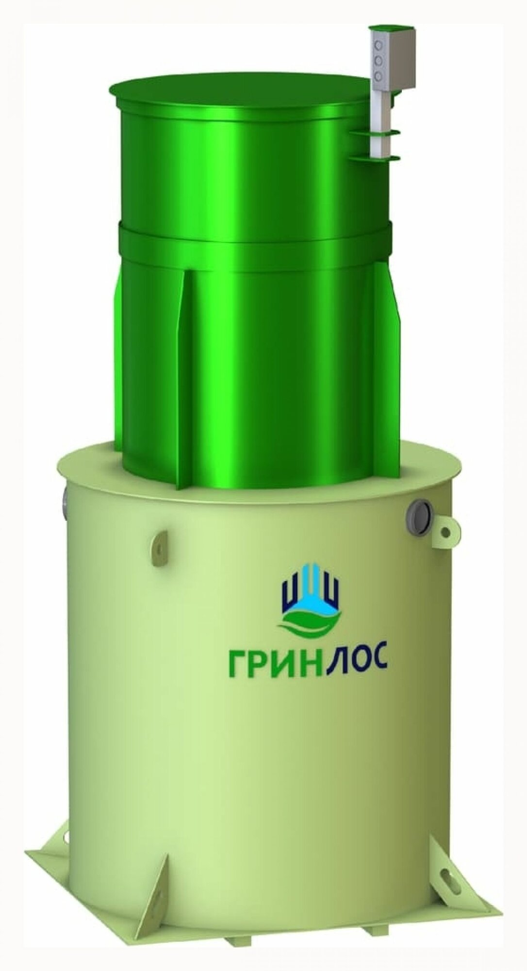 Септик для дома гринлос Аква 5 Супер Лонг (1 м3/сут, самотечный, на 5 человек)