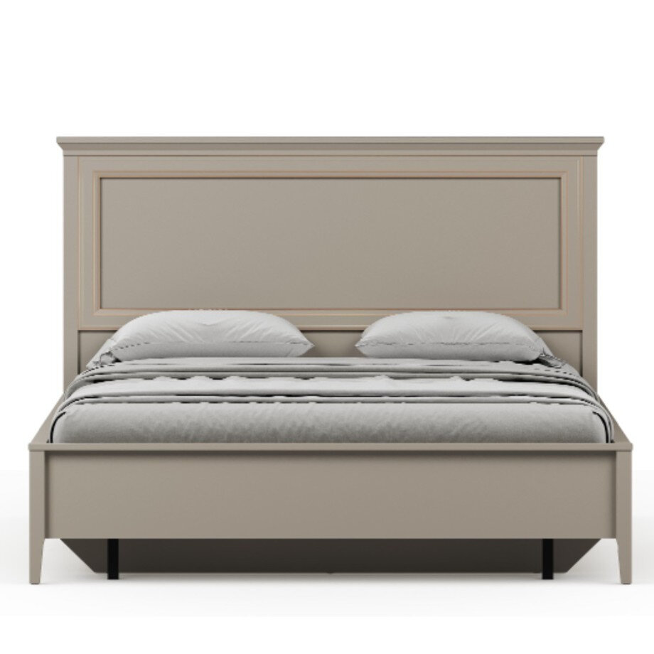 Кровать без основания БРВ-Мебель классик LOZ160х200 Глиняный серый ш. 171 см, в. 120 см, д. 209 см