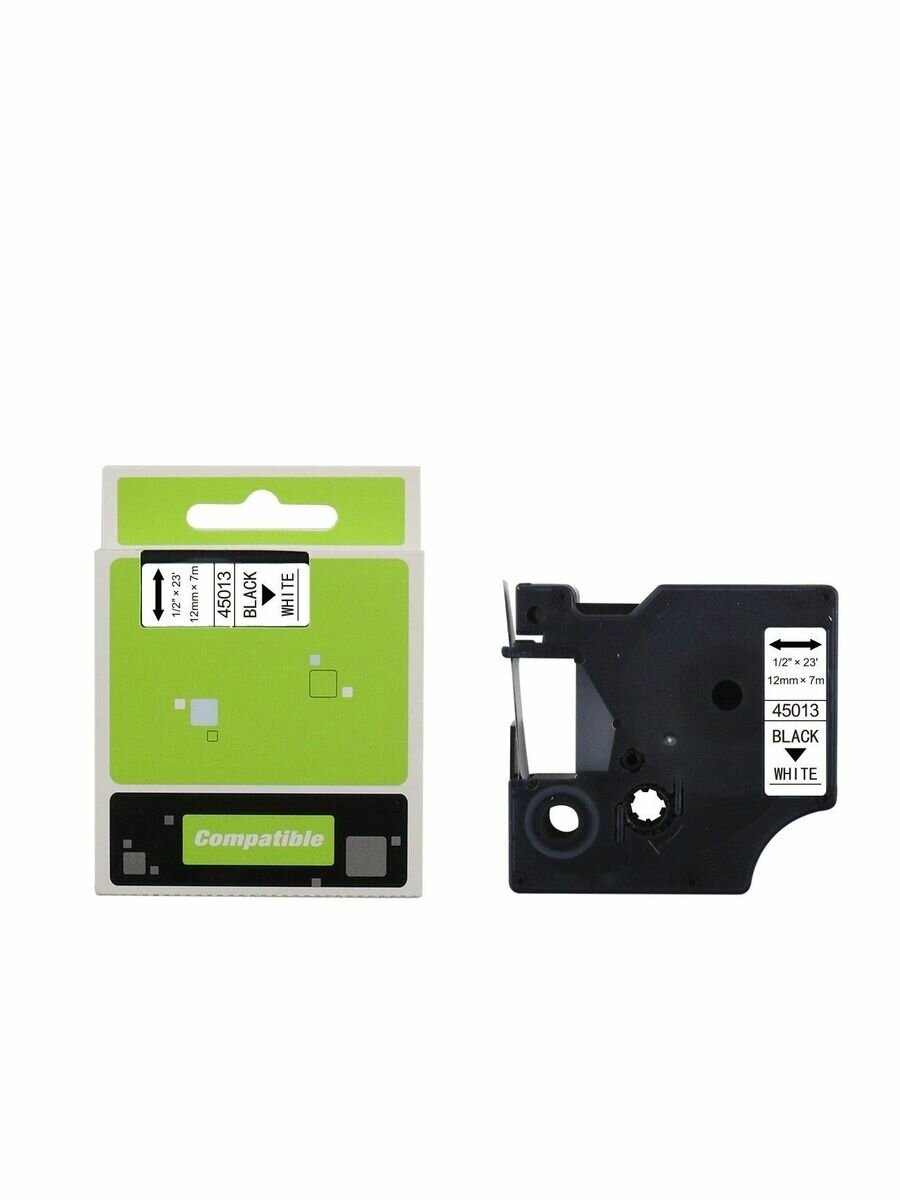 Картридж с термолентой Dymo D1 BYZ 45013 для термопринтеров Dymo ширина 12 мм, длина 7 м 4Candles