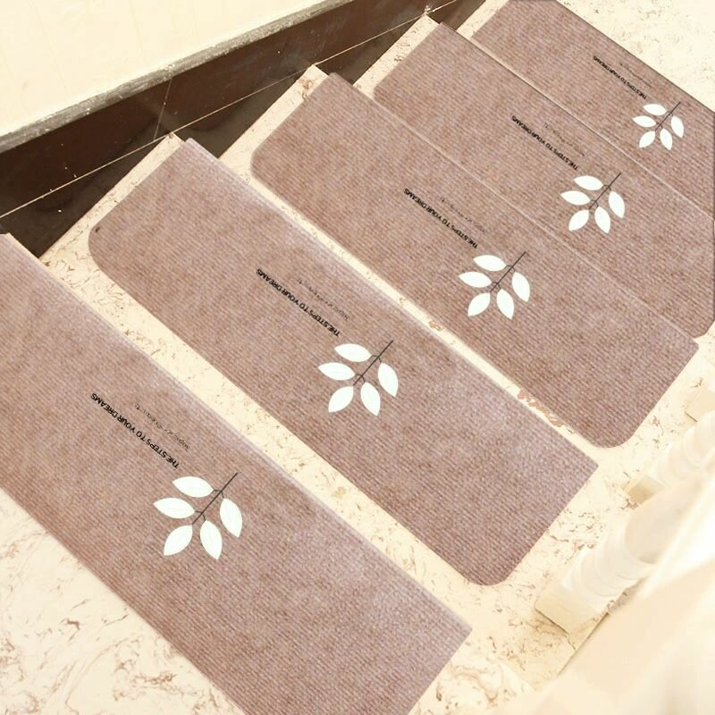 Коврик для ступеней Нескользящий, светящийся, самоклеящийся, 3 штук, 0.22 x 0.7 м