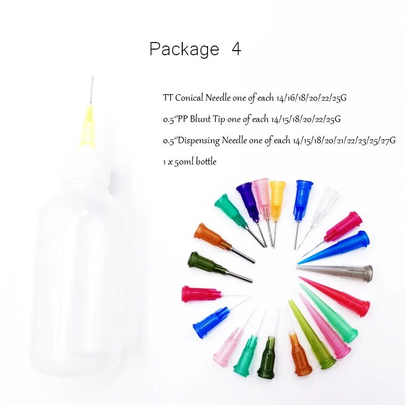 Дозатор игл для паяльной пасты, набор Package4 x1set