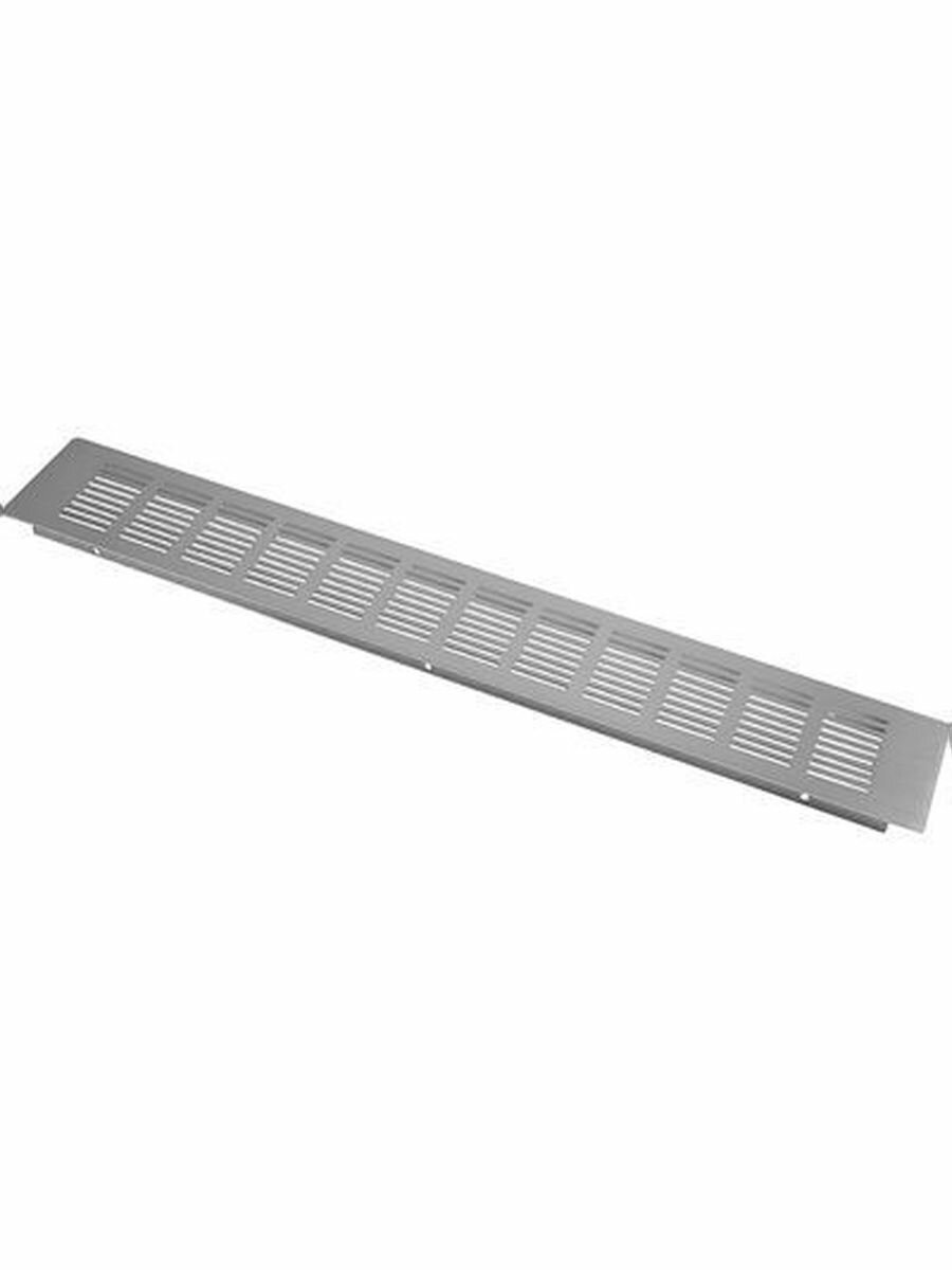 Решетка вентиляционная 480 х 60 мм (алюминий) никель