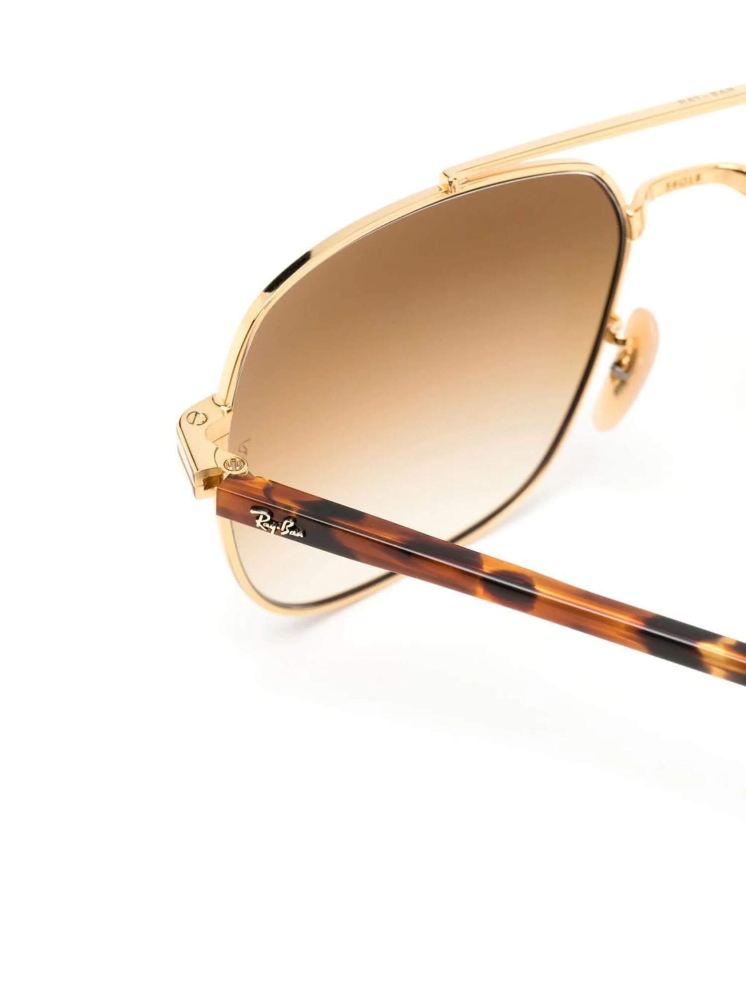 Солнцезащитные очки Ray-Ban, золотой — фото 1
