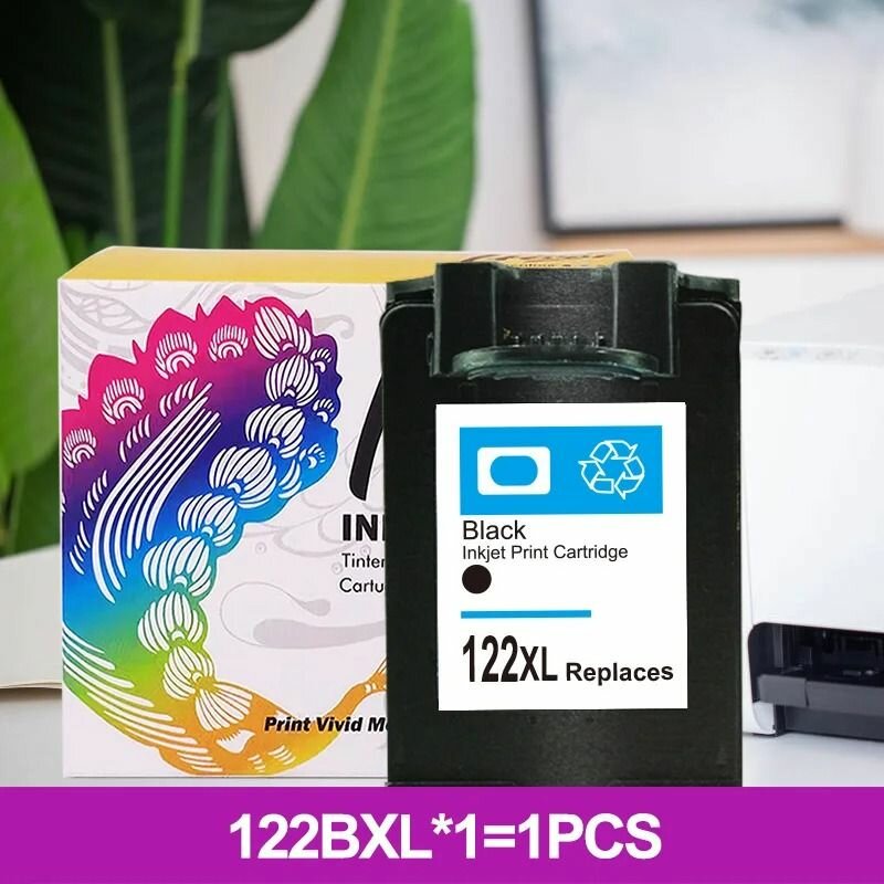 Модель Картриджа С Чернилами: Для HP122 XL; Черный И Цветной