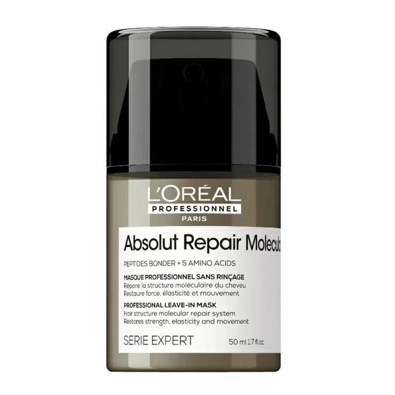 L'Oreal Professionnel ABSOLUT REPAIR MOLECULAR Leave-in Mask Несмываемая маска для восстановления поврежденных волос 50 мл