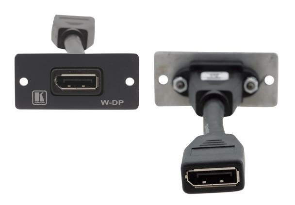 Kramer [w-dp(b)] модуль-переходник displayport розетка-розетка; цвет черный