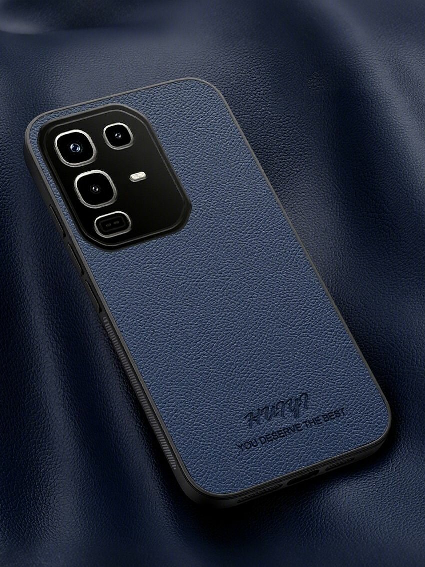 Роскошная кожа чехол для Infinix Note 50 Pro / Infinix Note 50 Pro 4G, Высококачественная кожа, нежная на ощупь