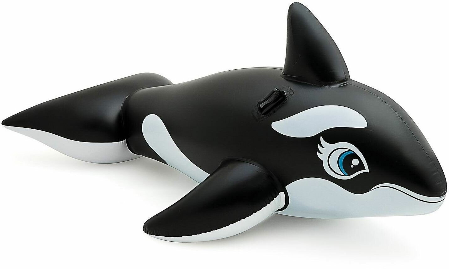 Надувная игрушка INTEX для плавания Whale Ride-On (Косатка), 193х119см